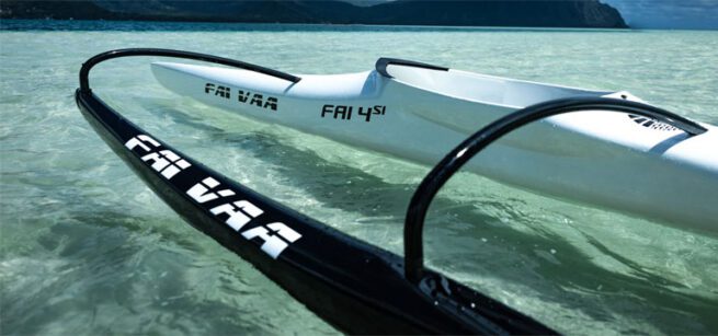 FAI VAA 4si Carbon Fiber V1 Canoe | Ozone Outrigger