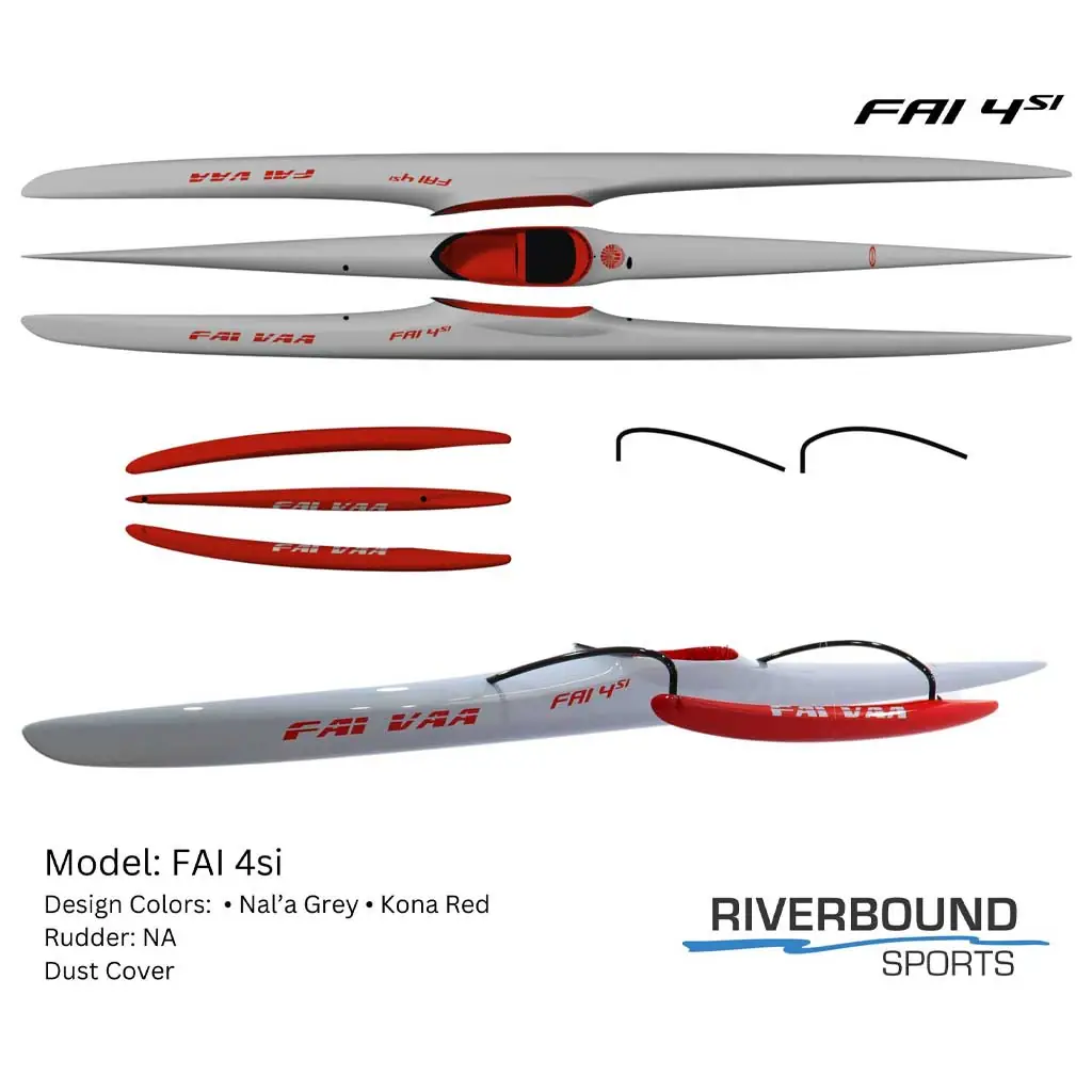 FAI VAA 4si Carbon Fiber V1 Canoe | Ozone Outrigger