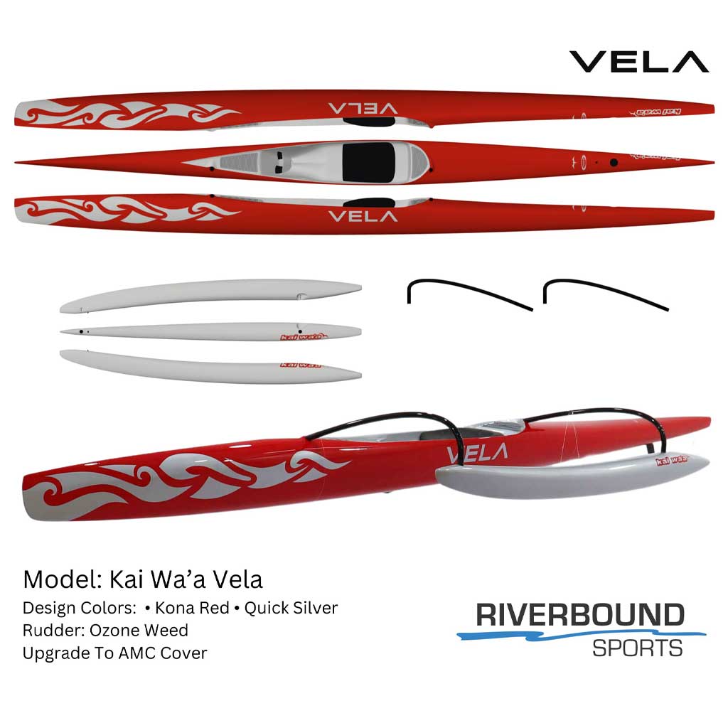 Kai Wa'a Vela OC1 Canoe – Optimized for Flatwater and Surf