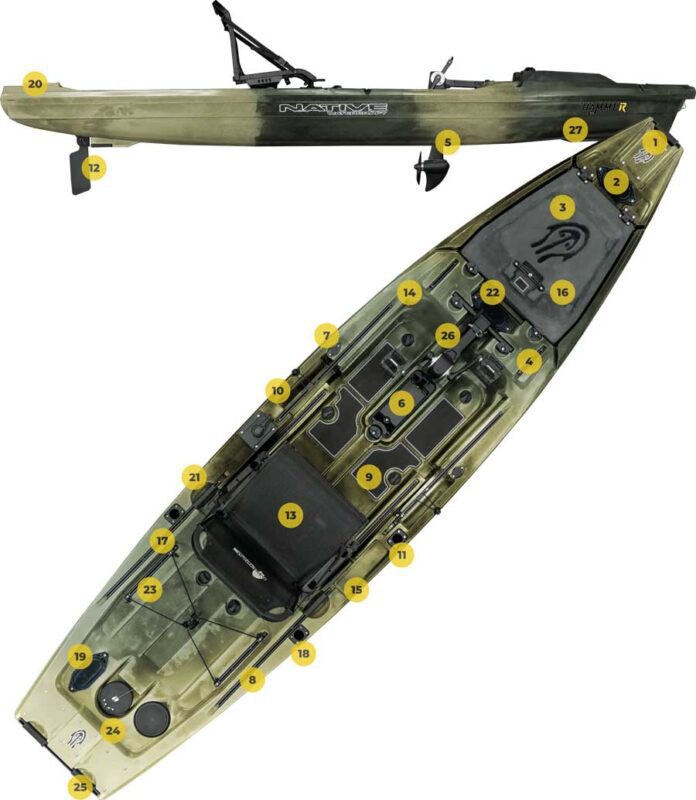 Native Watercraft Hammer: Propel X-Range Fishing Kayak